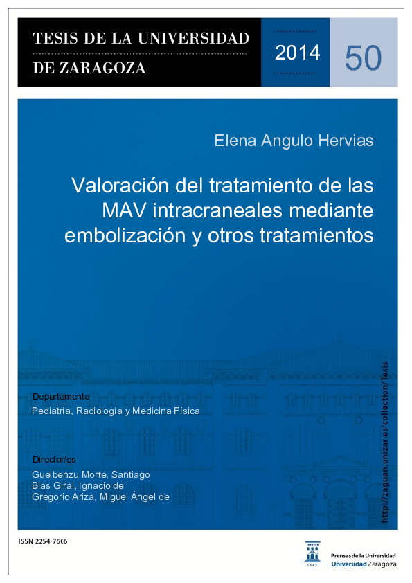(PDF) Valoración del tratamiento de las MAV intracraneales mediante ...