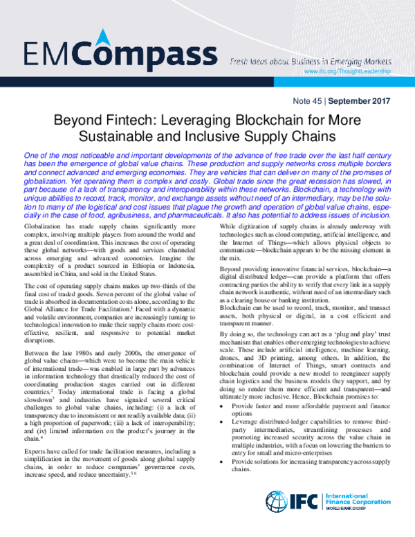 (PDF) Beyond Fintech: Leveraging Blockchain for More Sustainable and ...