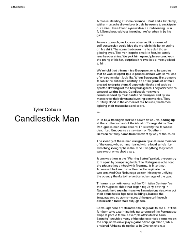 (PDF) Candlestick Man