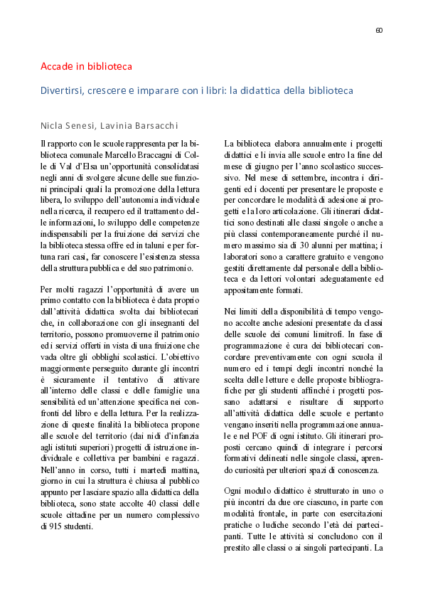 (PDF) Divertirsi, crescere e imparare con i libri: la didattica della ...