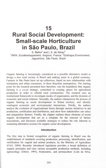 (PDF) Rural social development: small-scale horticulture in São Paulo ...