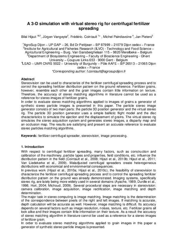 (PDF) 3D Simulation with virtual stereo rig for optimizing centrifugal ...