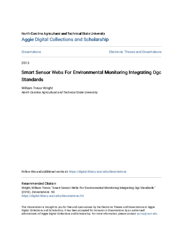 (PDF) Smart sensor webs for environmental monitoring integrating ogc standards | Albert ...