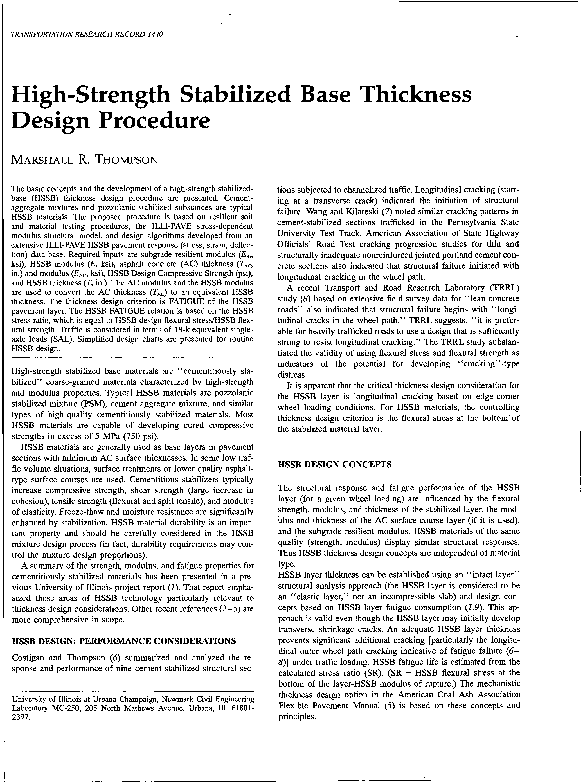 (PDF) High-Strength Stabilized Base Thickness Design Procedure ...