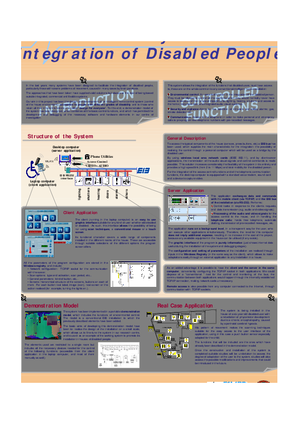(PDF) Home control system for the social integration of disabled people ...