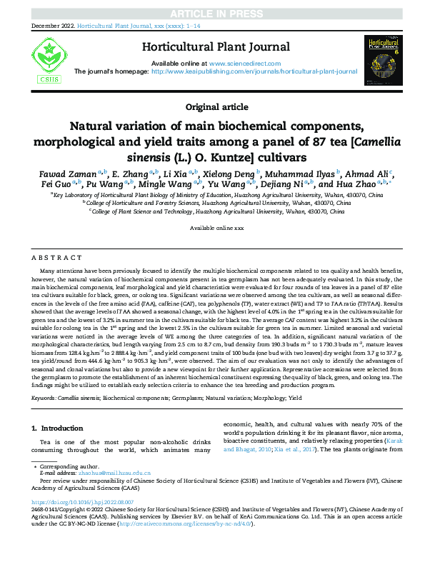 (PDF) Natural variation of main biochemical components, morphological ...