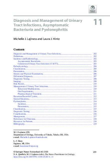 (PDF) Diagnosis and Management of Urinary Tract Infections ...