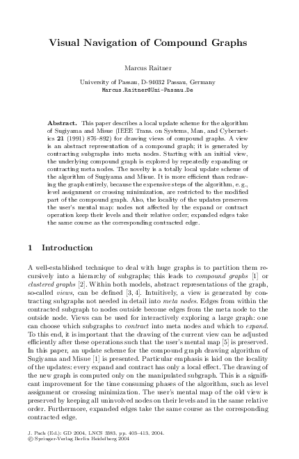 (PDF) Visual Navigation of Compound Graphs