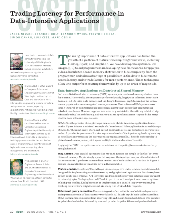 (PDF) Optimizing Performance in Data-Intensive Apps