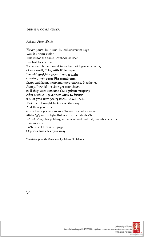 (PDF) Return from Exile