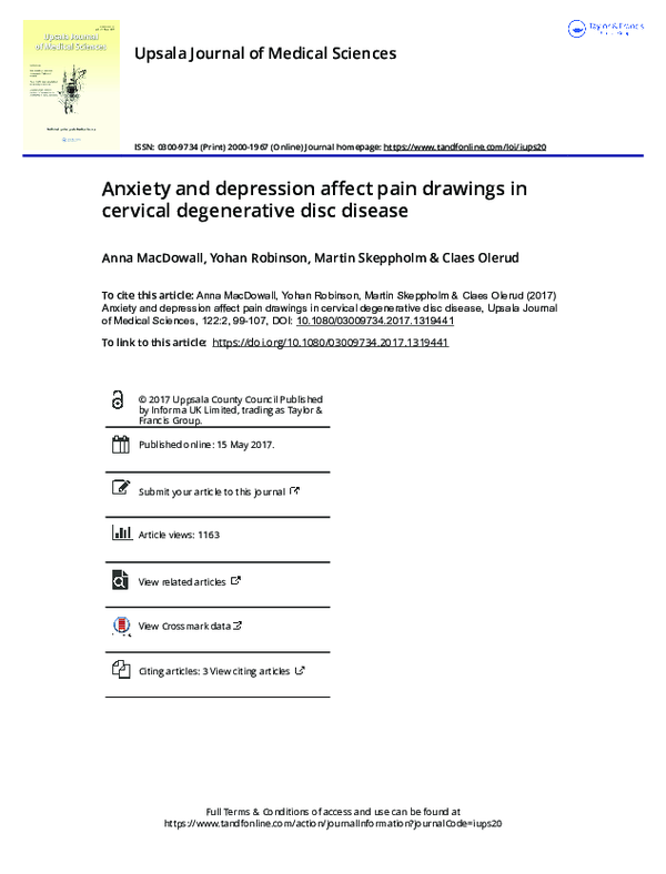(PDF) Anxiety and depression affect pain drawings in cervical ...