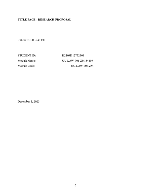 (DOC) RESEARCH PROPOSAL FINISH