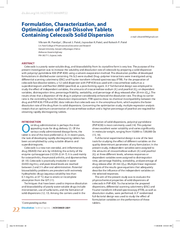 (PDF) Formulation, characterization and optimization of liposomes containing eicosapentaenoic ...