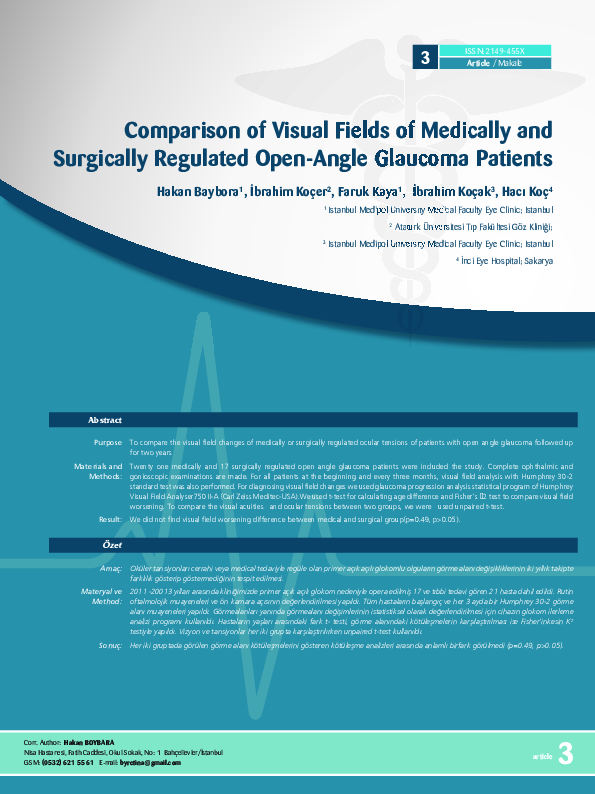 (PDF) Comparison of Visual Fields of Medically and Surgically Regulated ...
