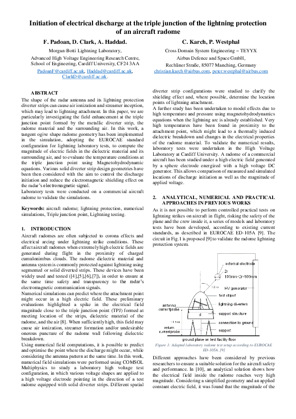 (PDF) Initiation of electrical discharge at the triple junction of the ...