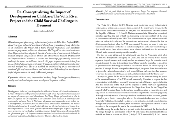 (PDF) Re-conceptualizing the impact of development on childcare: the ...