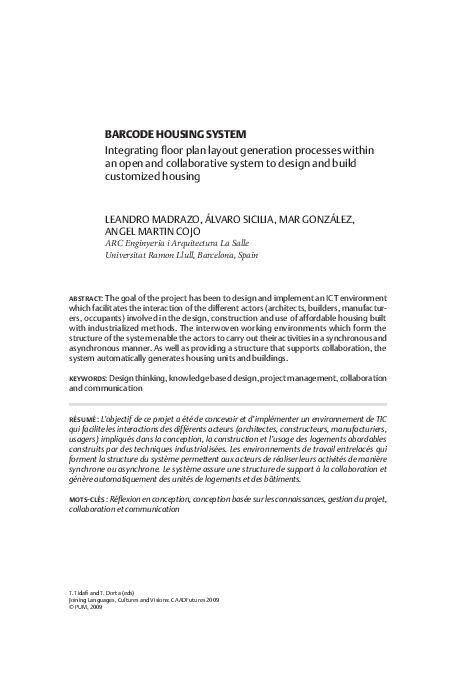 (PDF) Barcode housing system: Integrating floor plan layout generation processes within an open ...