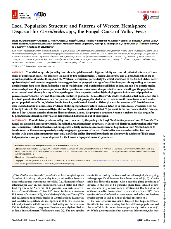 (PDF) Local Population Structure and Patterns of Western Hemisphere ...