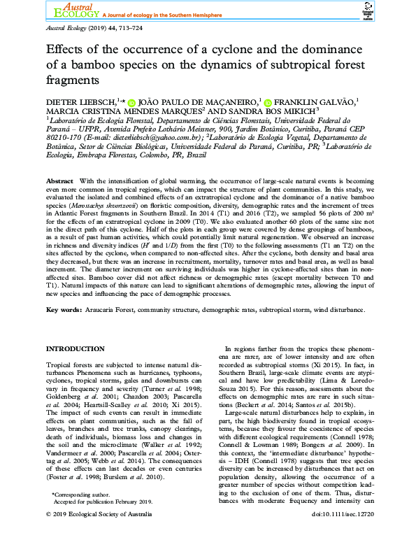 (PDF) Effects of the occurrence of a cyclone and the dominance of a ...