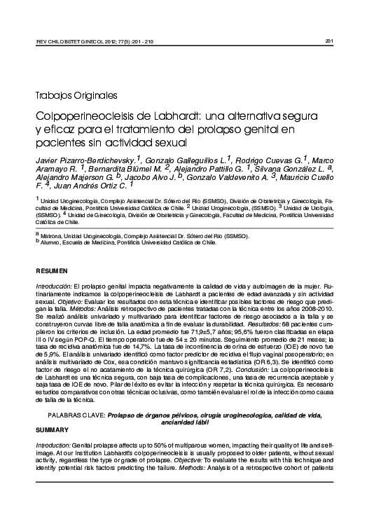 (PDF) Colpoperineocleisis de Labhardt: una alternativa segura y eficaz ...