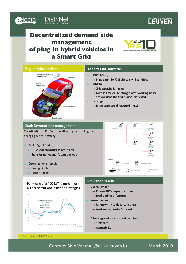 (PDF) Coordination mechanisms for charging plug-in hybrid electric vehicles in a Smart Grid