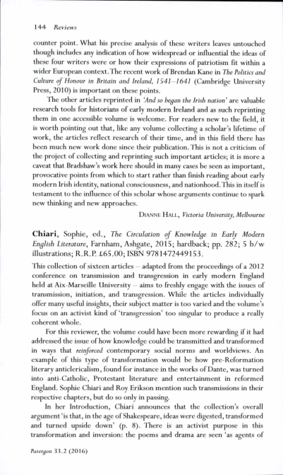 (PDF) The Circulation of Knowledge in Early Modern English Literature ...