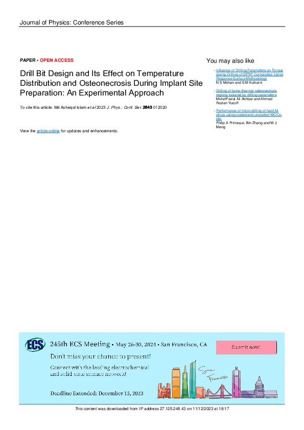 Pdf Drill Bit Design And Its Effect On Temperature Distribution And