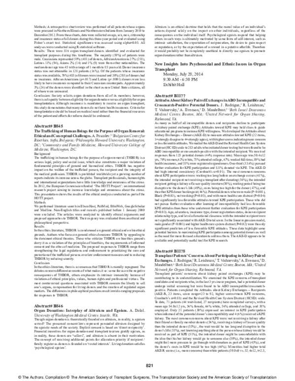 (PDF) The Trafficking of Human Beings for the Purpose of Organ Removal ...