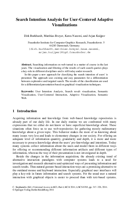 (PDF) Search Intention Analysis for User-Centered Adaptive Visualizations | Kawa Nazemi ...