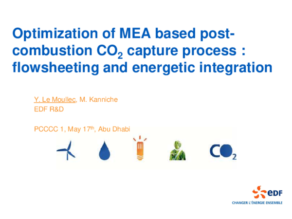 (PDF) Optimization of MEA based post combustion CO2 capture process ...
