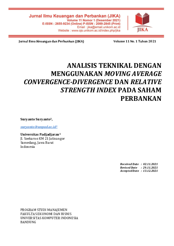 (PDF) Analisis Teknikal Dengan Menggunakan Moving Average Convergence ...