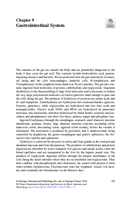 (PDF) Gastrointestinal System
