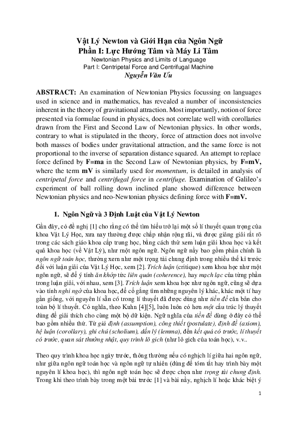 (PDF) Newtonian Physics final