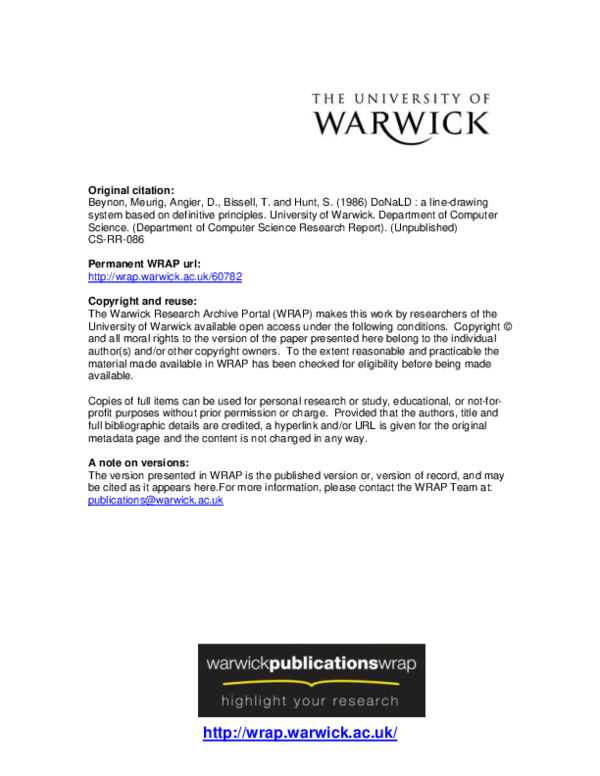 (PDF) DoNaLD : a line-drawing system based on definitive principles