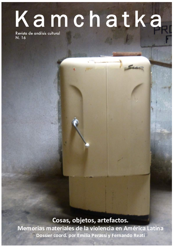 (PDF) Cosas, objetos, artefactos. Memorias materiales de la violencia ...