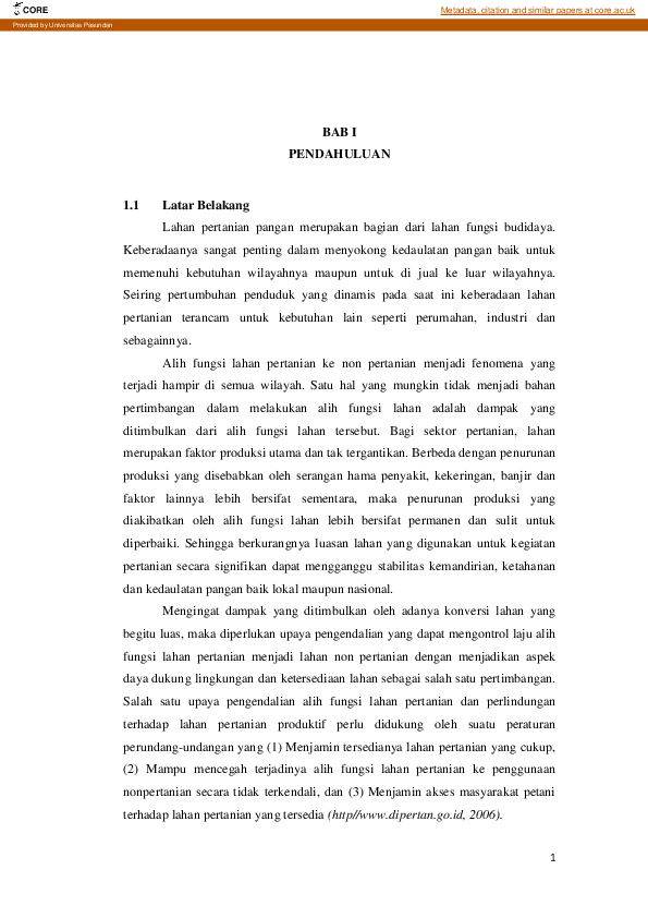 (PDF) Laporan Tugas Akhirpenentuan Lokasi Potensial Lahan Pertanian Pangan Berkelanjutan DI ...