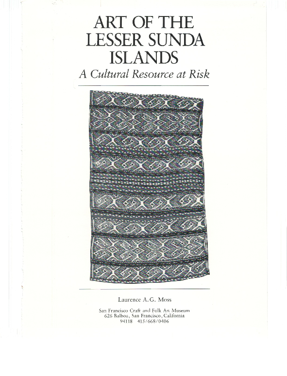 (PDF) Art of the Lesser Sunda Islands