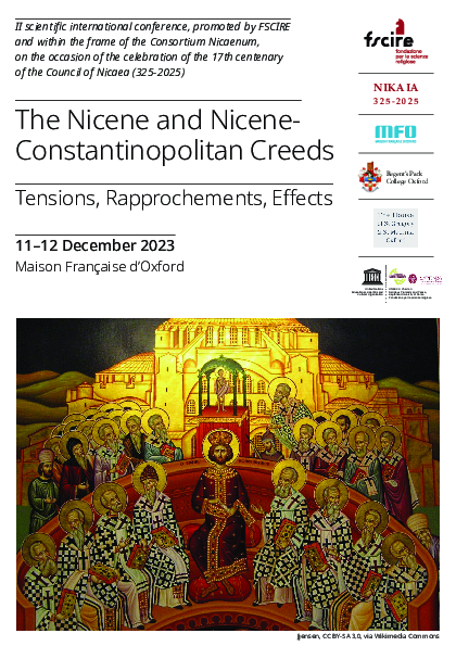 (PDF) The Reception of the Nicene-Constantinopolitan Creed in Early ...