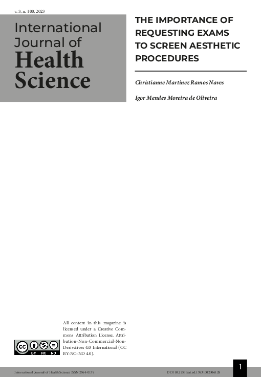 (PDF) THE IMPORTANCE OF REQUESTING EXAMS TO SCREEN AESTHETIC PROCEDURES ...