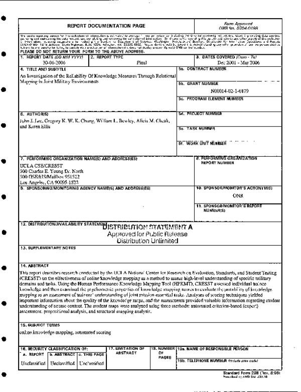 (PDF) An Investigation of the Reliability of Knowledge Measures Through ...