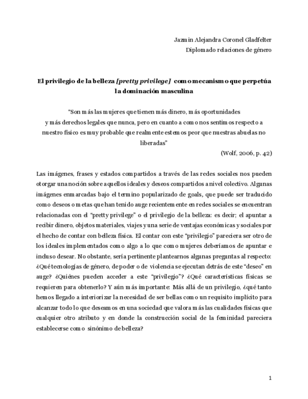 (PDF) PRETTY PRIVILEGE FINAL