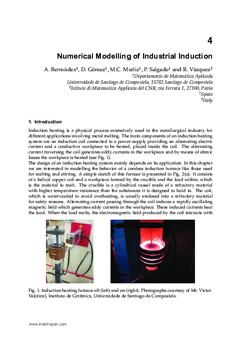 (PDF) Numerical Modelling of Industrial Induction