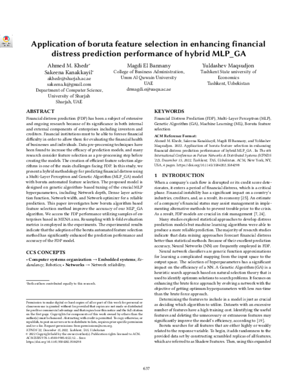 (PDF) Application of boruta feature selection in enhancing financial distress prediction ...