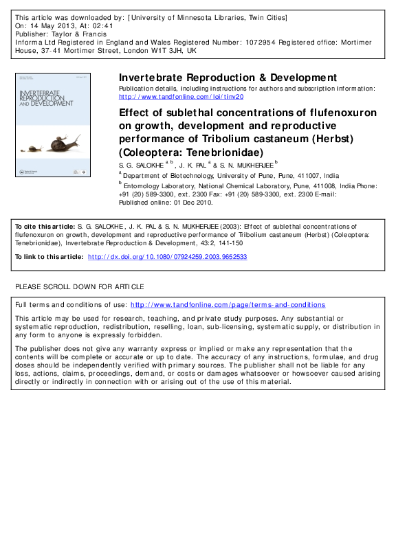(PDF) Invertebrate Reproduction & Development