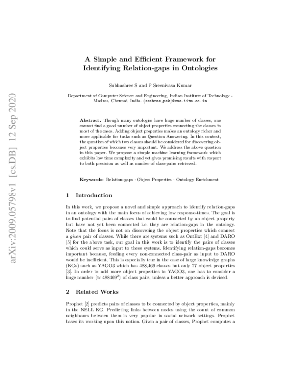 (PDF) A Simple and Efficient Framework for Identifying Relation-gaps in Ontologies