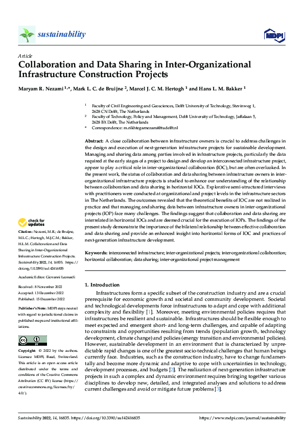 (PDF) Collaboration and Data Sharing in Inter-Organizational ...