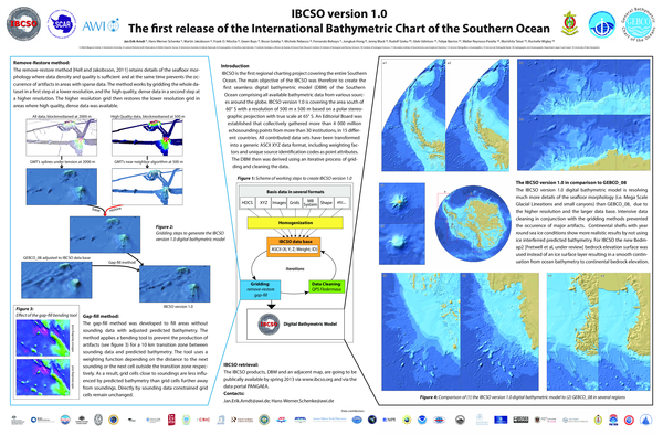 (PDF) IBCSO v1 – The first release of the International Bathymetric ...