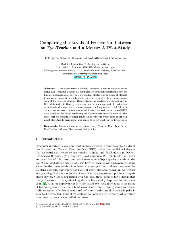 (PDF) Comparing the Levels of Frustration between an Eye-Tracker and a ...