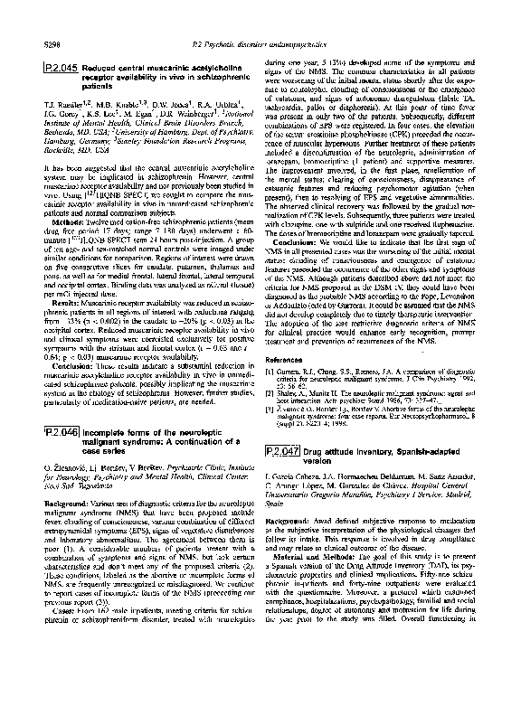 (PDF) Drug attitude inventory, spanish-adapted version