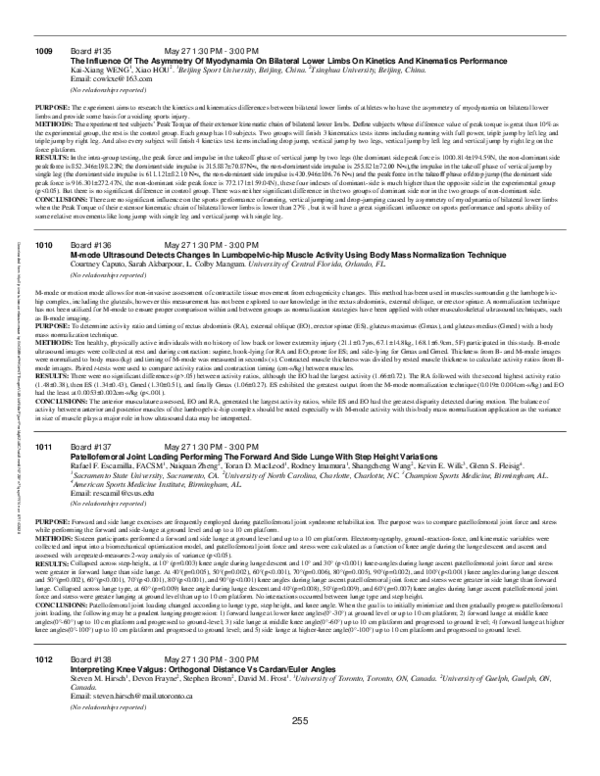 (PDF) Patellofemoral Joint Loading Performing The Forward And Side ...